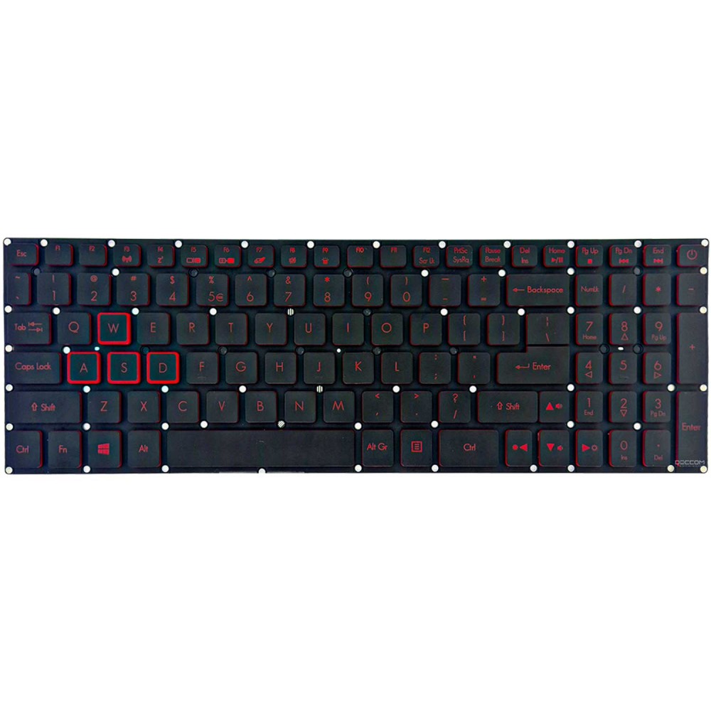Teclado Para Acer Gamer Nitro 5 AN515-53-70AQ Layout US